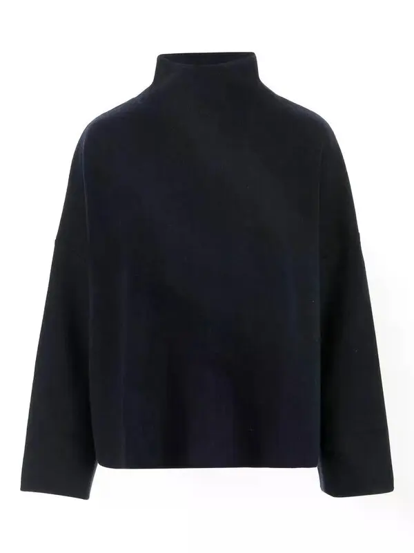 ALLUDE High-neck Long-sleeves Sweater
