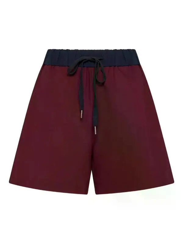 BLANCA VITA Drawstring Shorts - Red