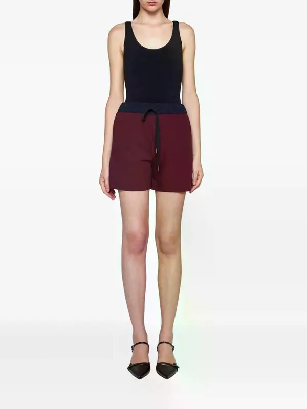 BLANCA VITA Drawstring Shorts - Red