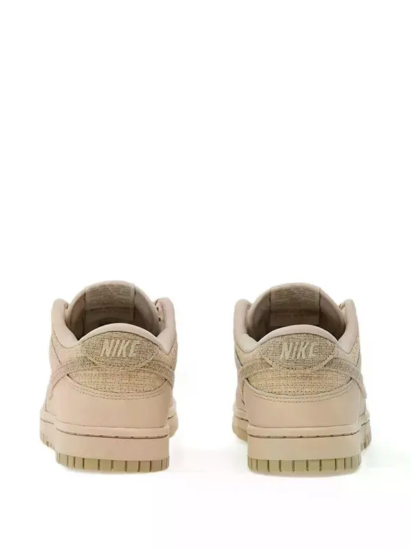 Nike Dunk Low Woven-panel Sneakers - Brown