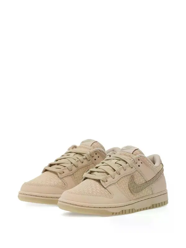 Nike Dunk Low Woven-panel Sneakers - Brown