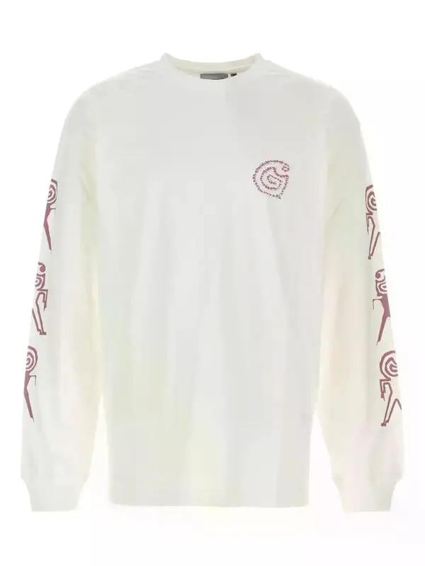 Carhartt Work In Progress L/s Terrestrial Long-sleeve T-shirt - White