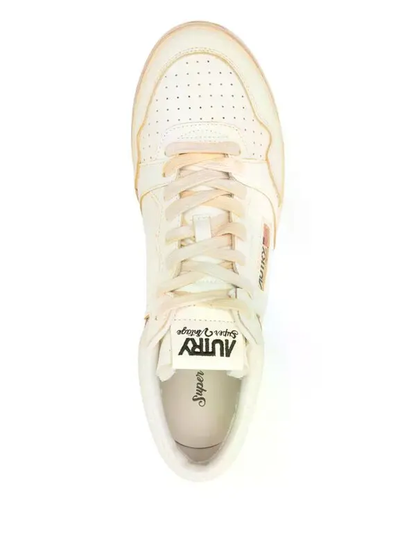AUTRY Medial Stripe Leather Sneakers