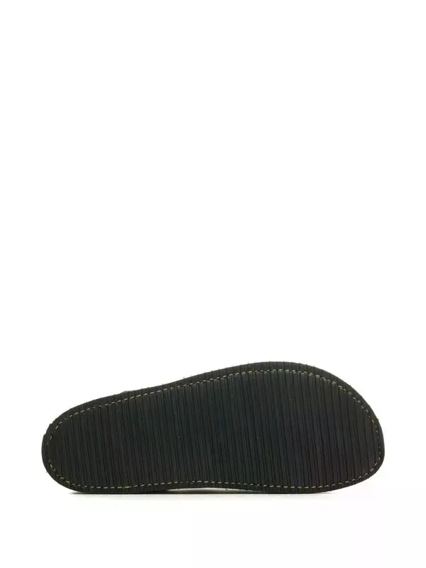 Guidi Buckled Suede Mules