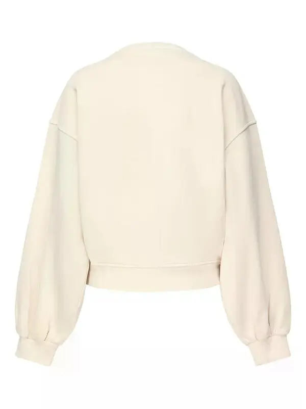 Pinko Embroidered Balloon-sleeve Sweater