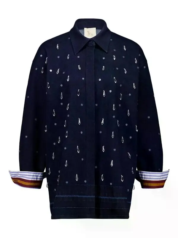 PAULA Embroidered-dots Shirt