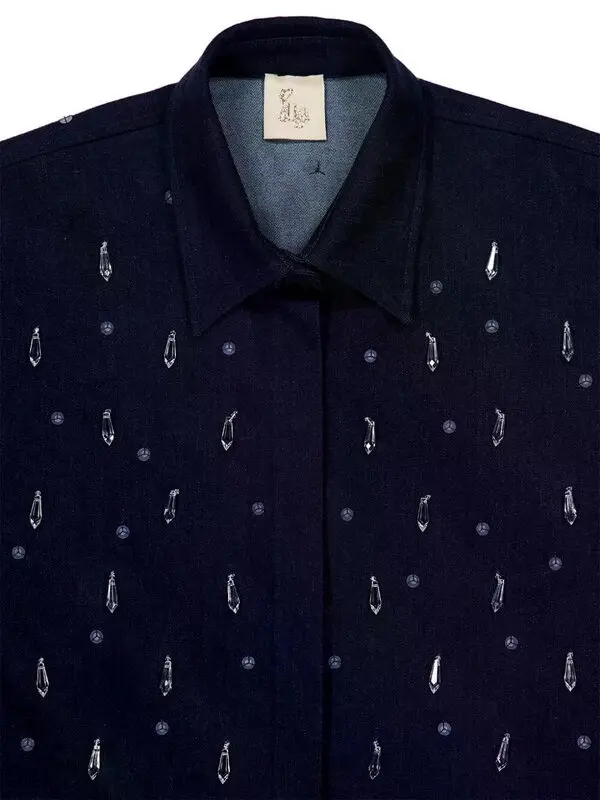 PAULA Embroidered-dots Shirt