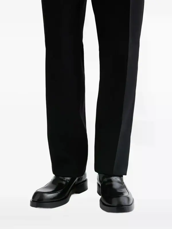 JIL SANDER Round-toe Leather Loafers