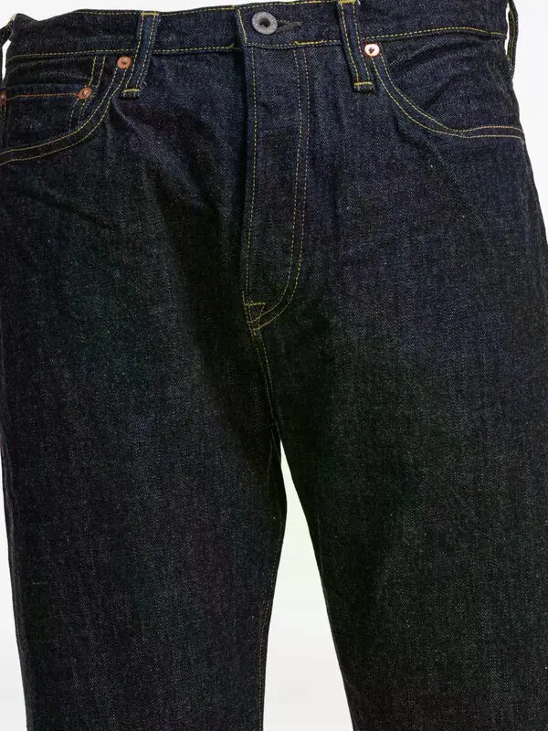 Kapital Contrast-stitch Cotton Jeans