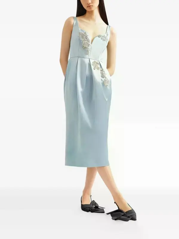 Erdem Embellished Midi Dress