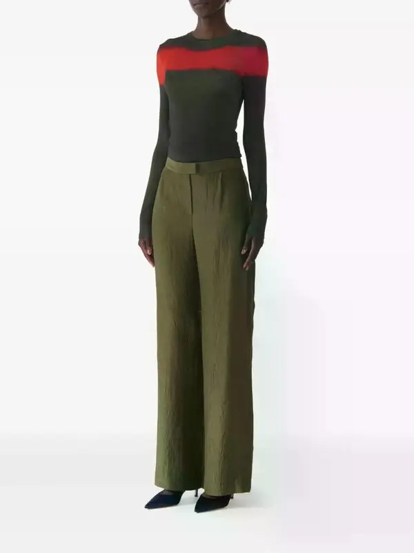 JASON WU Crinkled-satin Trousers