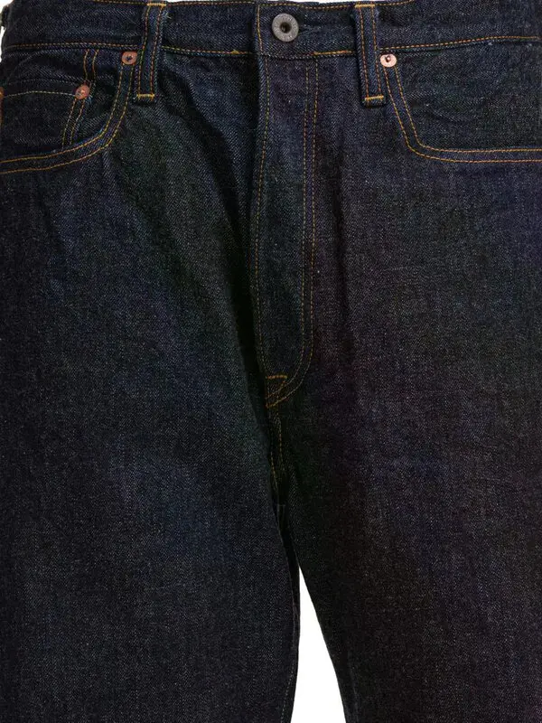 Kapital Contrast-stitch Cotton Jeans