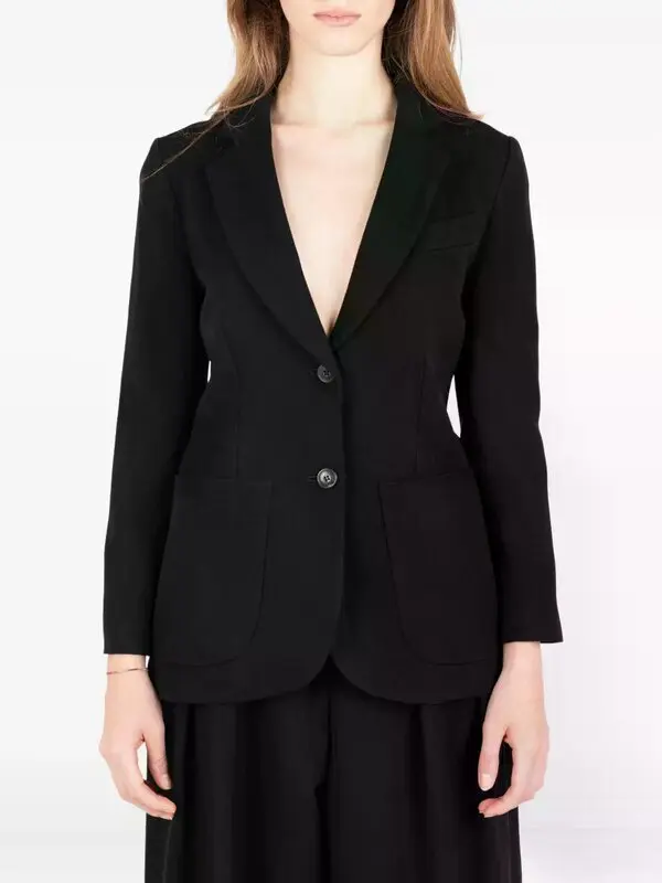 SOCIETE ANONYME Pocket-detail Two-button Jacket - Black