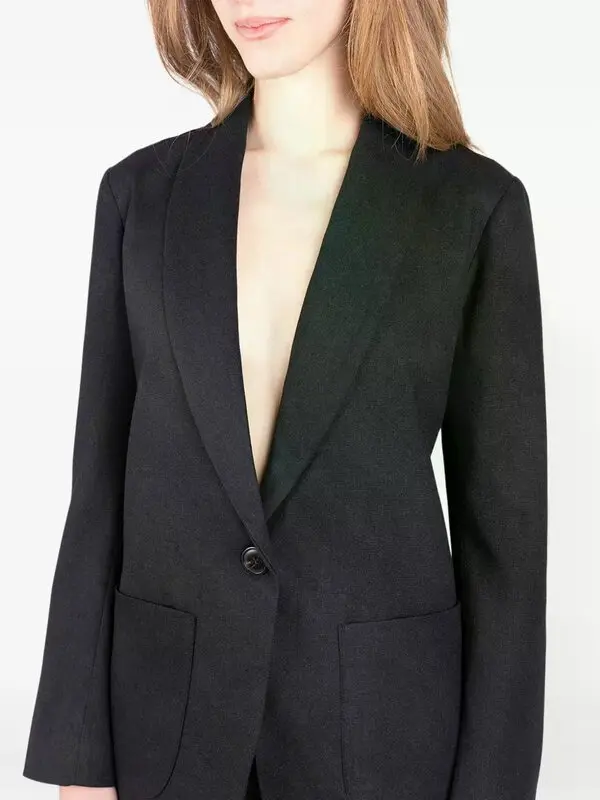 SOCIETE ANONYME Single-button Wool Blazer