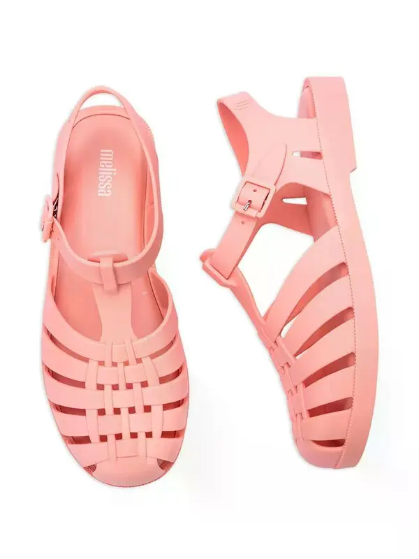Melissa Strappy Flat Sandals - Pink