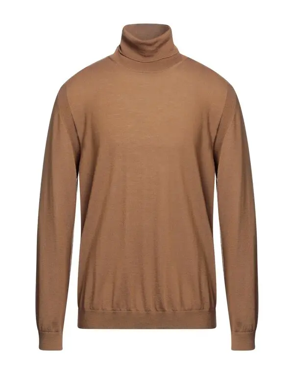 Woolrich Turtleneck Camel Virgin Wool - Beige