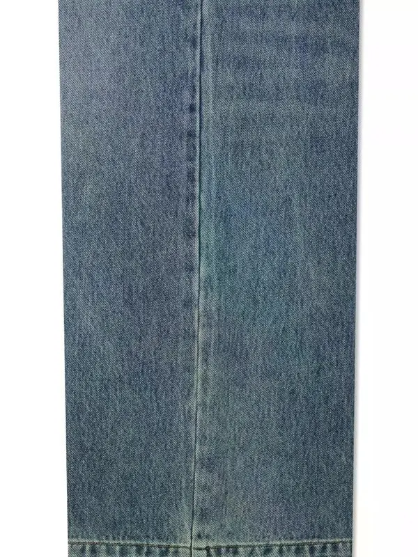 STUDIO TOMBOY Whiskered-effect Straight Leg Jeans