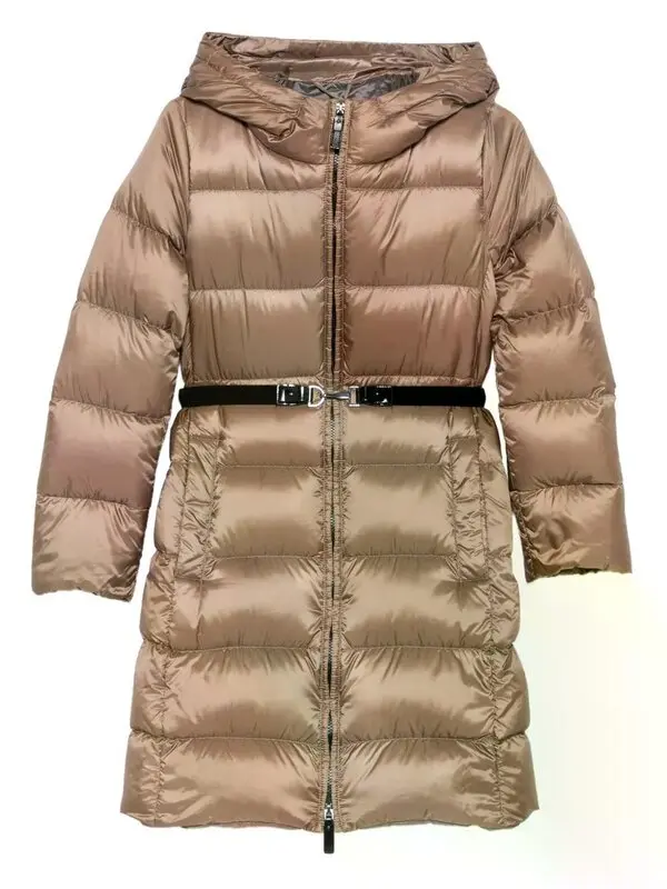 Max Mara Hooded Belted Puffer Jacket