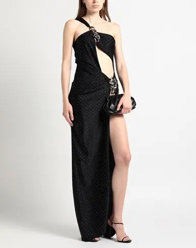 Gcds Maxi Dress Size Polyamide, Elastane