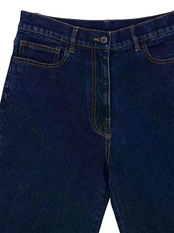 PAULA Embroidered Wide-leg Jeans