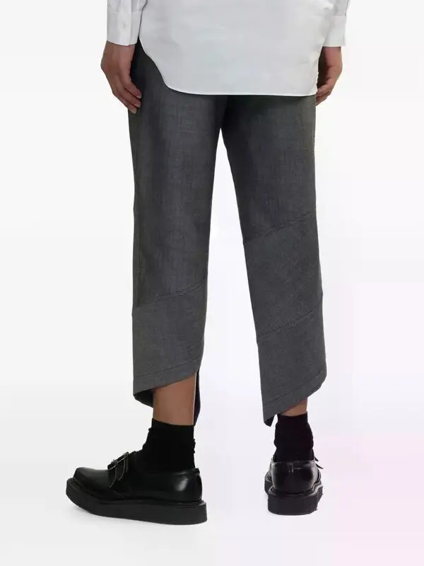 BLACK COMME DES GARÇONS Panelled Asymmetrical Trousers