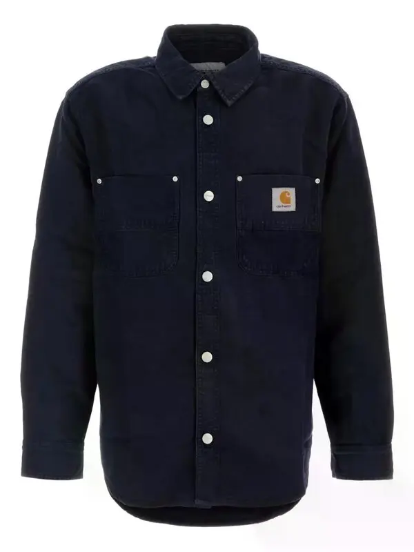 Carhartt Work In Progress Walter Button-fastening Overshirt - Blue