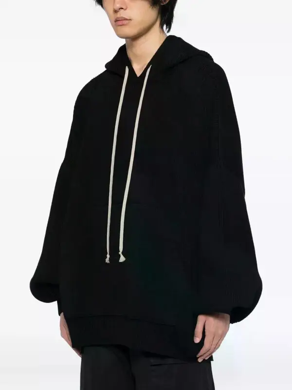Rick Owens Hun Hoodie - Black