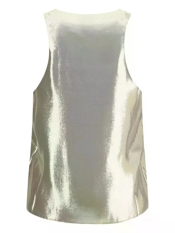 SA SU PHI Metallic Tank Top