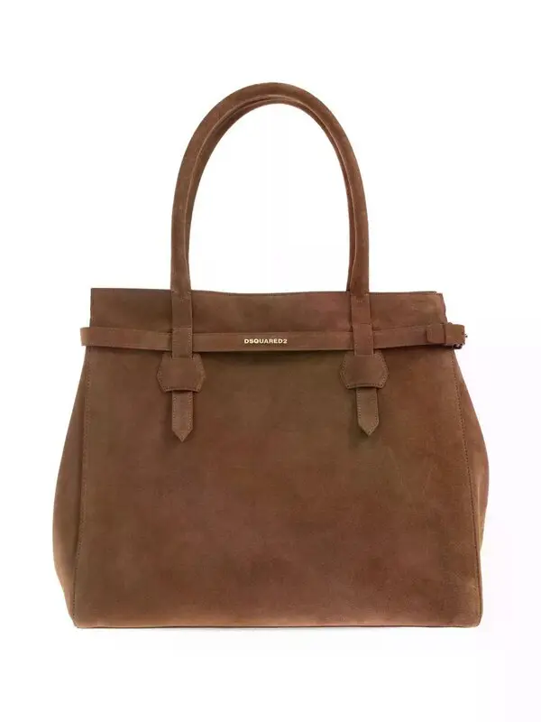 Dsquared2 Suede Tote Bag - Brown