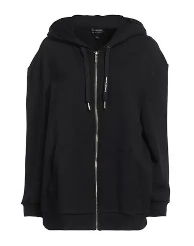 Armani Exchange Hooded Zip-up Sweatshirt - Black