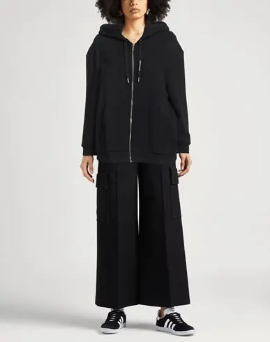 Armani Exchange Hooded Zip-up Sweatshirt - Black