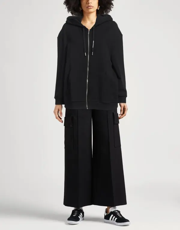 Armani Exchange Hooded Zip-up Sweatshirt - Black