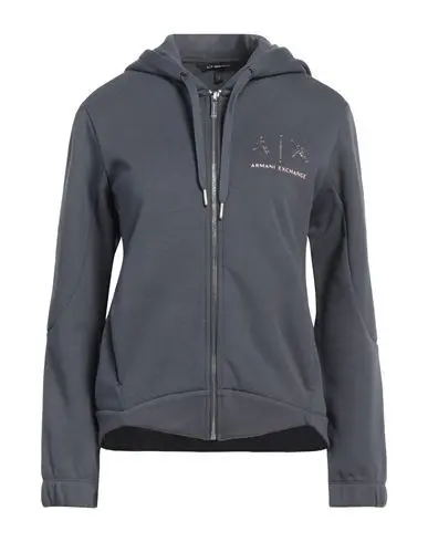 Armani Exchange Cotton Blend Zip-up Fleece Sweatshirt