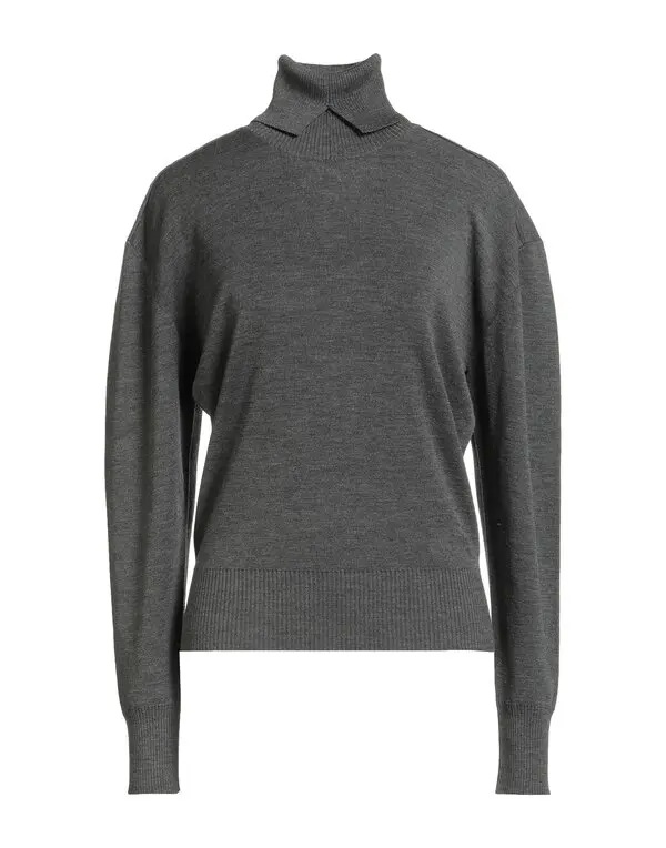 Burberry Turtleneck Wool Sweater - Grey