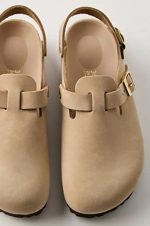 BIRKENSTOCK Tokio Hex Clogs - Sandcastle Nubuck