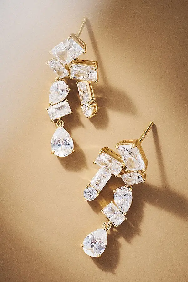 Nadri Crystal Chandelier Drop Earrings