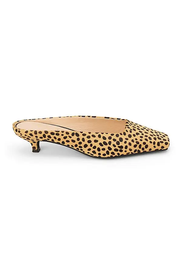 Matisse Kitten-heel Mules - Cheetah