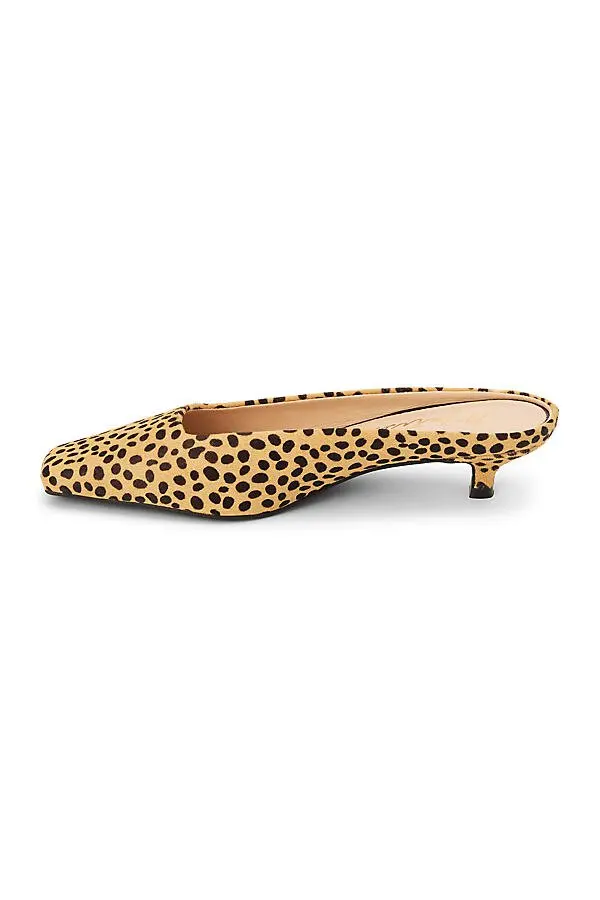 Matisse Kitten-heel Mules - Cheetah