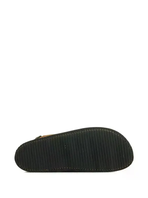Guidi Suede Buckled Mules