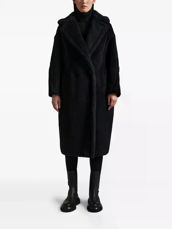 Max Mara Teddy Fleece-collar Coat