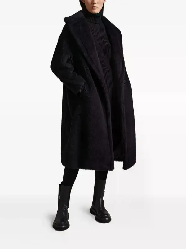 Max Mara Teddy Fleece-collar Coat