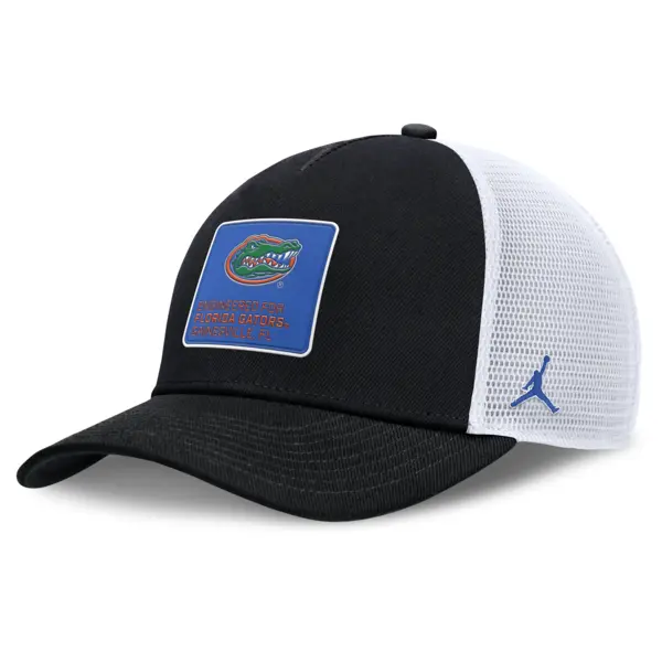 JORDAN Florida On-field Rise Engineered College Trucker Adjustable Hat - Black