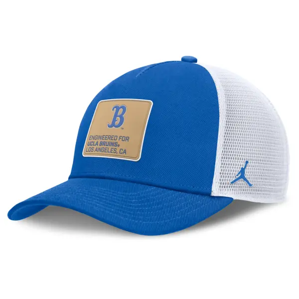JORDAN Ucla On-field Rise Engineered College Trucker Adjustable Hat - Blue