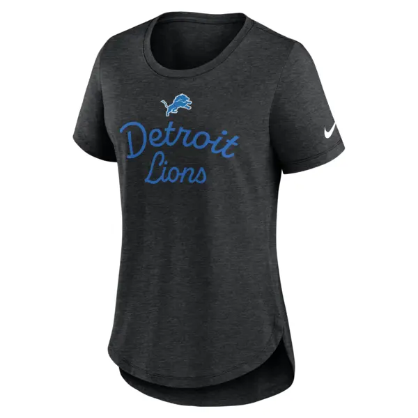 Nike Detroit Lions Script Nfl T-shirt - Black