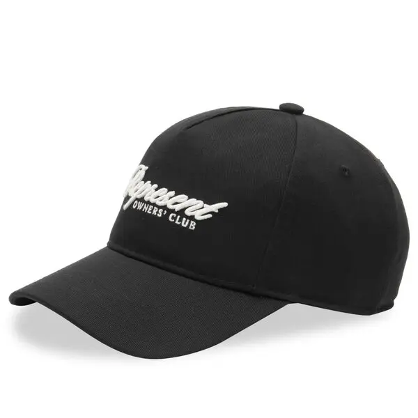 REPRESENT Owners Club Script Cap - Black