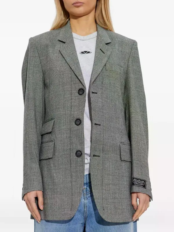 Vetements Check-pattern Three-button Blazer