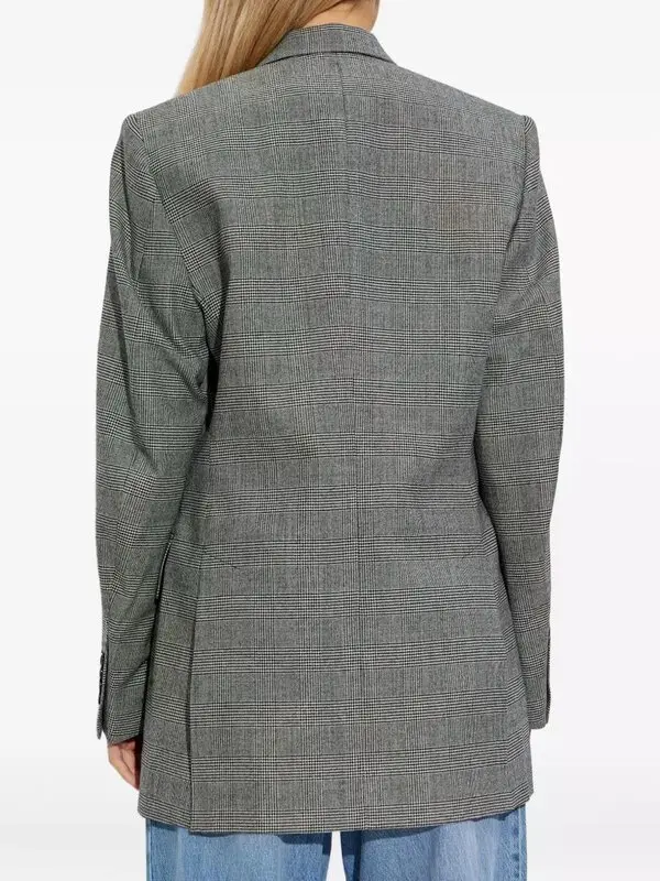Vetements Check-pattern Three-button Blazer