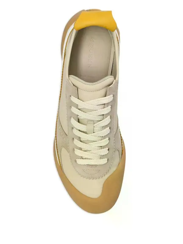 Alexander McQueen Leather Panelled Sneakers