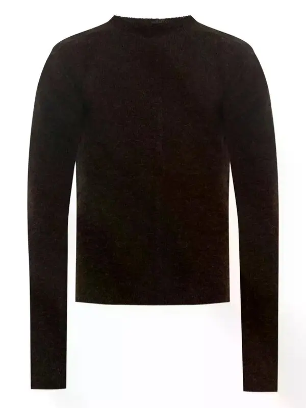 Rick Owens High-neck Alpaca Wool Sweater