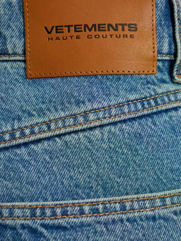 Vetements Denim Straight Leg Jeans